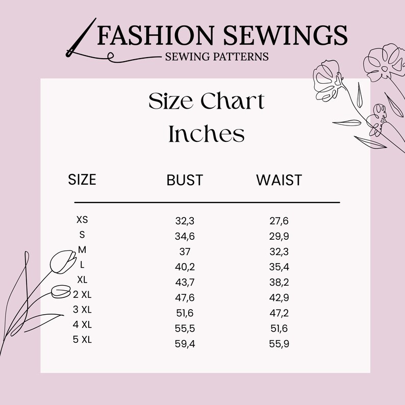 Summer Long Dress PDF Sewing Pattern: Women's Sizes XS-5XL - Etsy