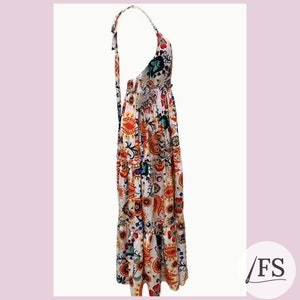 Summer Long Dress Pattern, Woman PDF Sewing Printable Pattern, Size XS ...