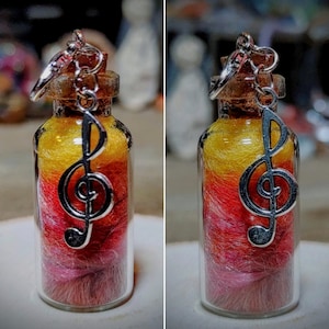 Charmed Potion Bottles | Glass Bottle Potion Pendant or Keychain Charm ...