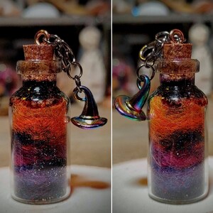 Charmed Potion Bottles | Glass Bottle Potion Pendant or Keychain Charm ...