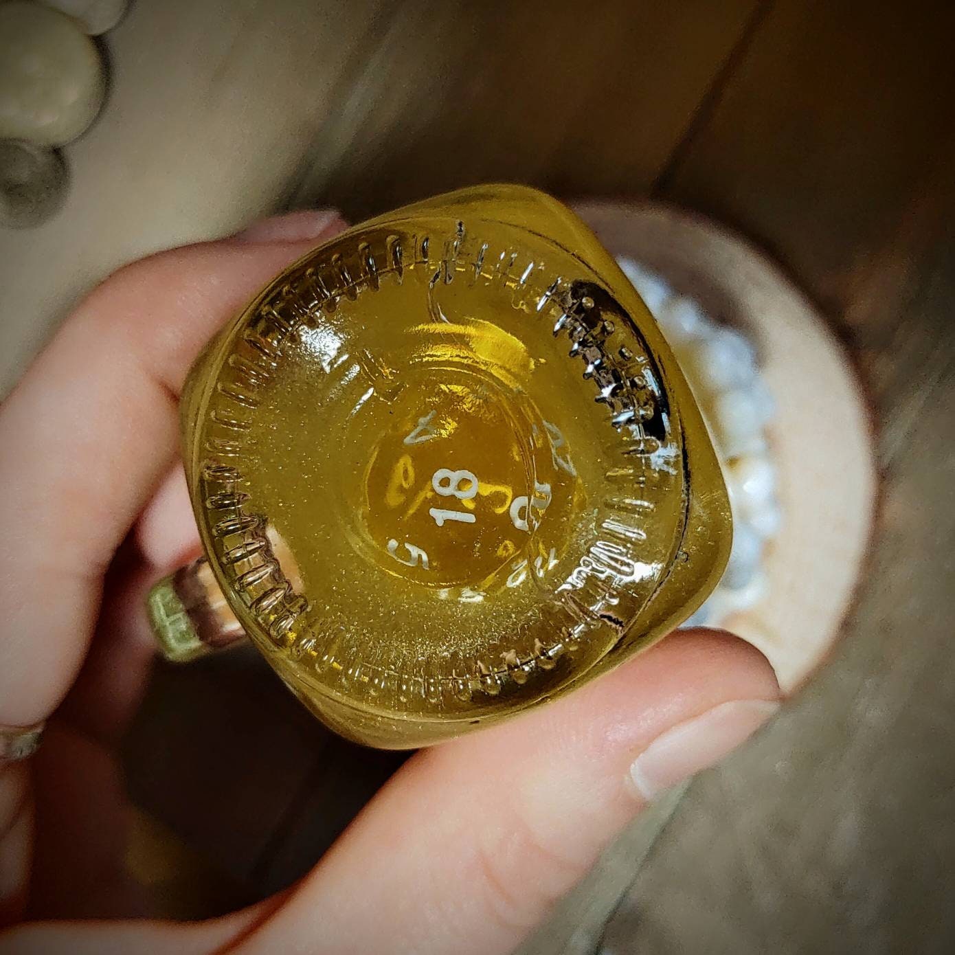 Pale Ale Tavern Tankard (floating D20 Dice Roller | D&D Dice Rolling ...