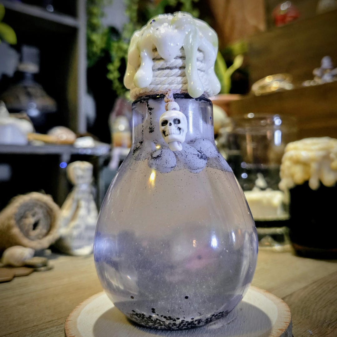 Grave Dirt Potion | Calm Down Bottle | Sensory Jar | Plastic Potion Toy ...