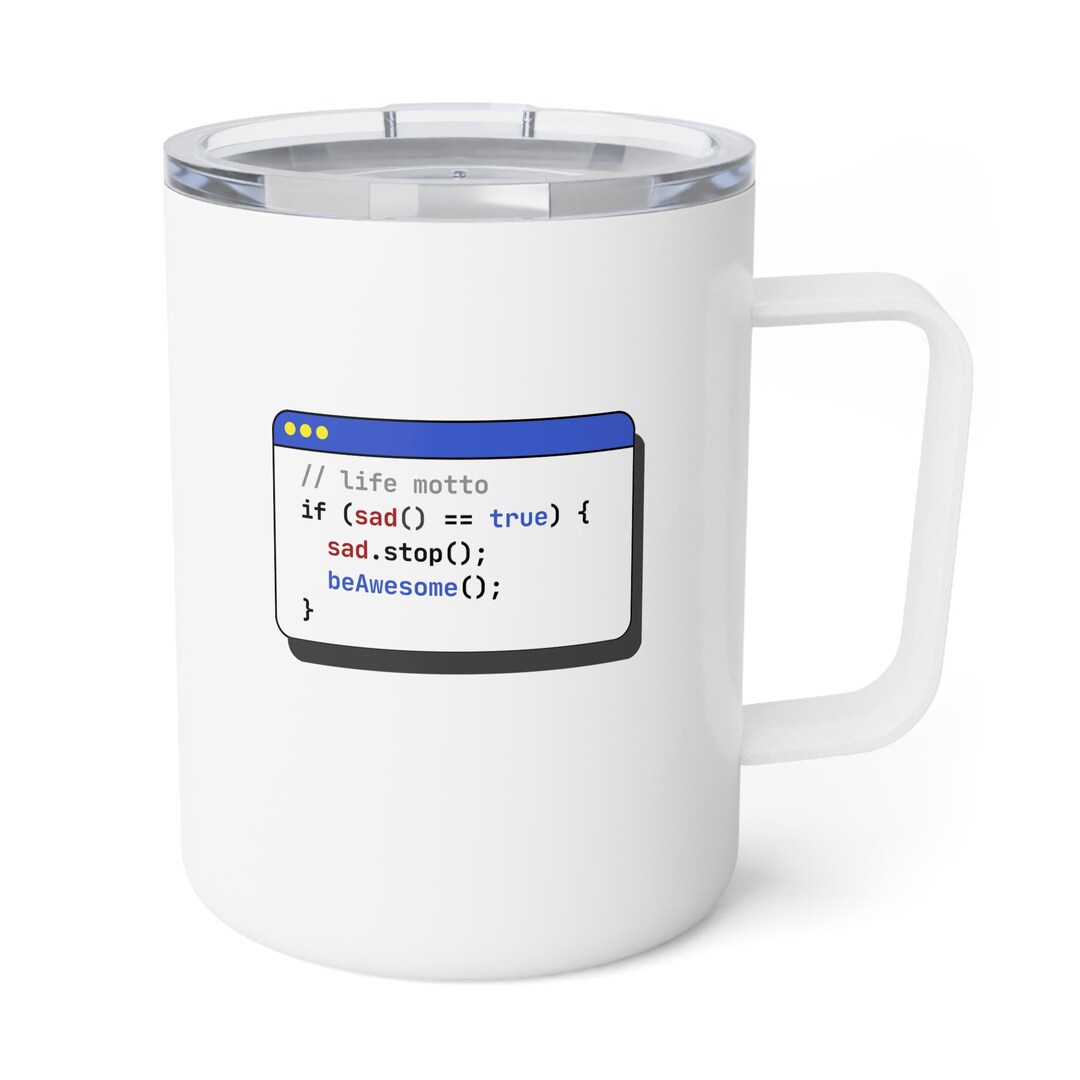 Programmer Jokes Insulated Mug, Office & Tech Gift for Developer ...