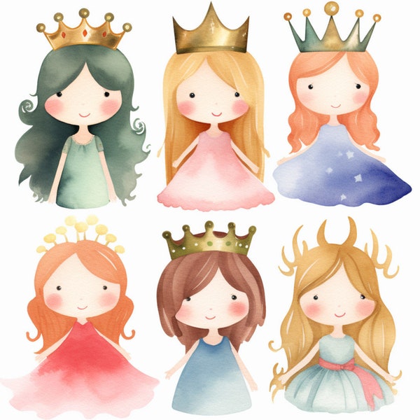 Princess Graphics - Etsy