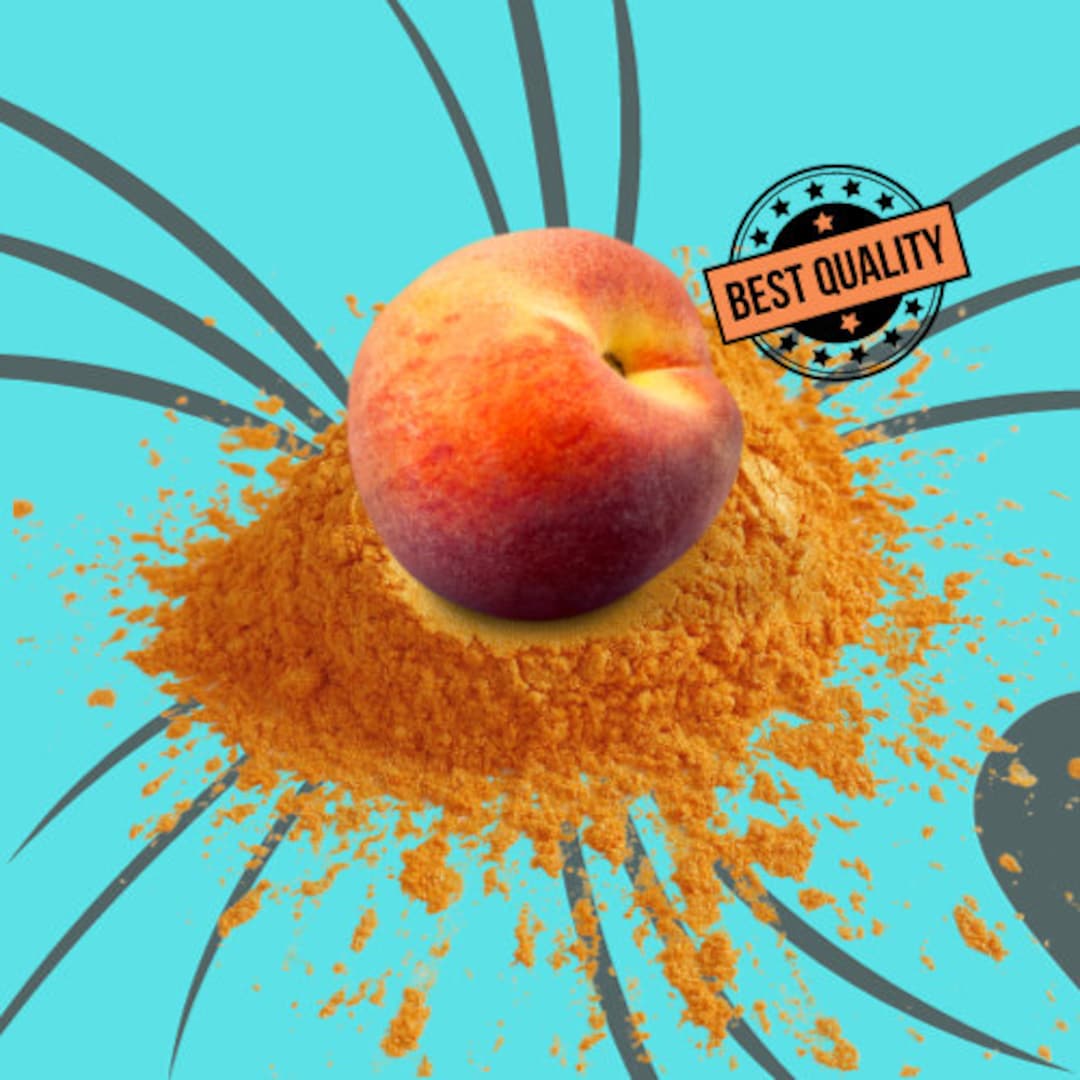 100% Organic and Biologic Peach Powder for Smoothies Cocktails - Etsy
