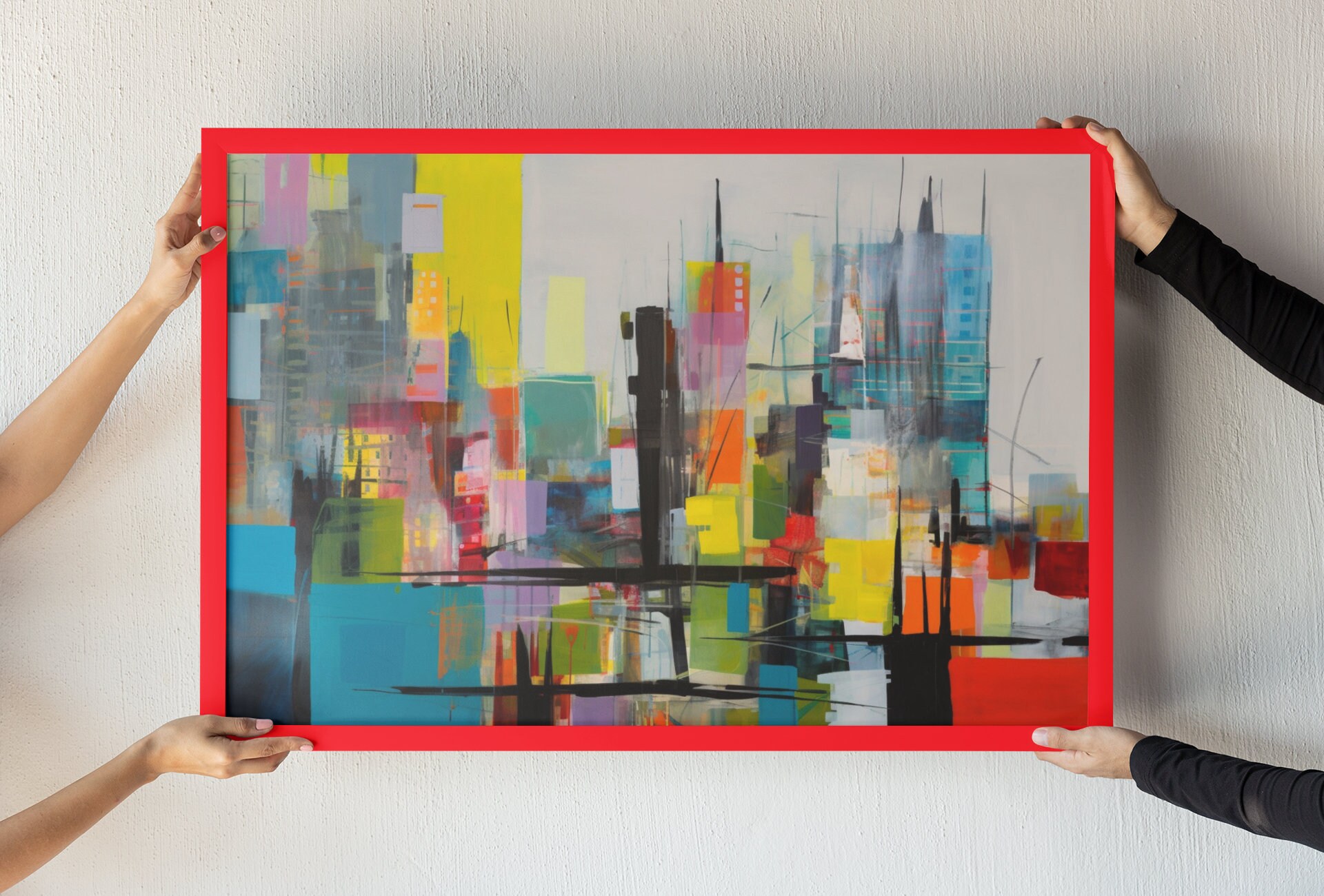 Captivating Cityscapes Digital Art Bundle of 4 | Printable Wall Decor ...