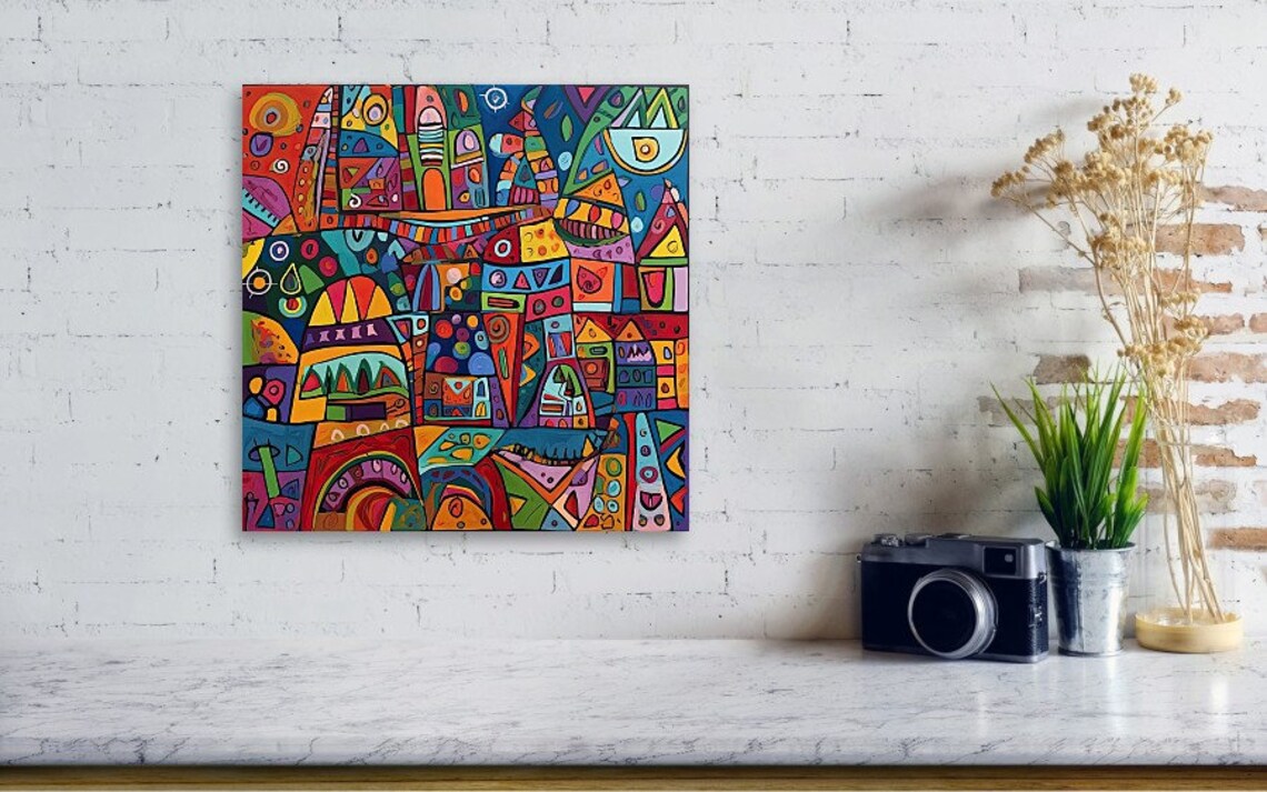 Whimsical - Digital Art Print File, Art Print, Digital Download Wall ...