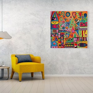 BUNDLE: Pack of 3 Colorful Abstract Art Digital Files | Printable Wall ...