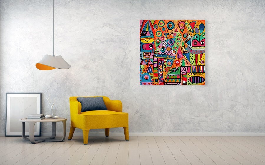 BUNDLE: Pack of 3 Colorful Abstract Art Digital Files | Printable Wall ...