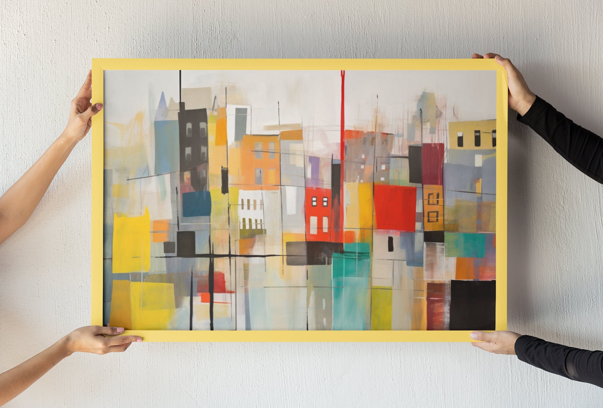 Captivating Cityscapes Digital Art Bundle of 4 | Printable Wall Decor ...