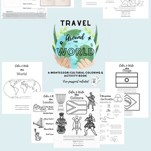 ANTARCTICA DIGITAL DOWNLOAD: Montessori Cultural Study Coloring and ...