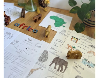 NORTH AMERICA DIGITAL Download: Montessori Cultural Study Coloring and ...