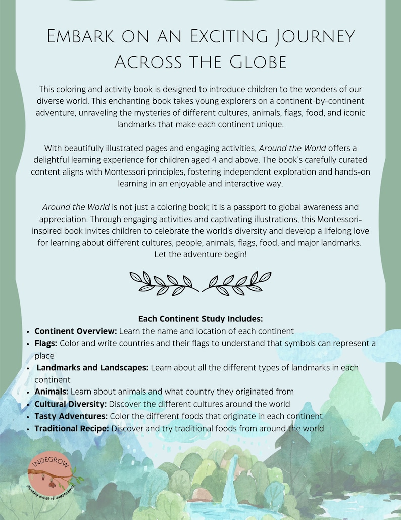 ANTARCTICA DIGITAL DOWNLOAD: Montessori Cultural Study Coloring and ...