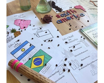 ANTARCTICA DIGITAL DOWNLOAD: Montessori Cultural Study Coloring and ...