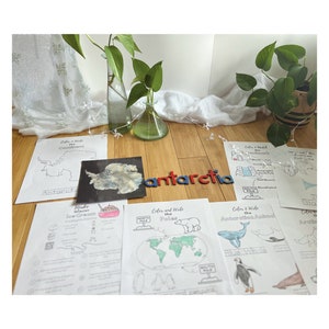 BUNDLE DIGITAL DOWNLOAD: Montessori Cultural Study Coloring and ...