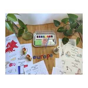 BUNDLE DIGITAL DOWNLOAD: Montessori Cultural Study Coloring and ...