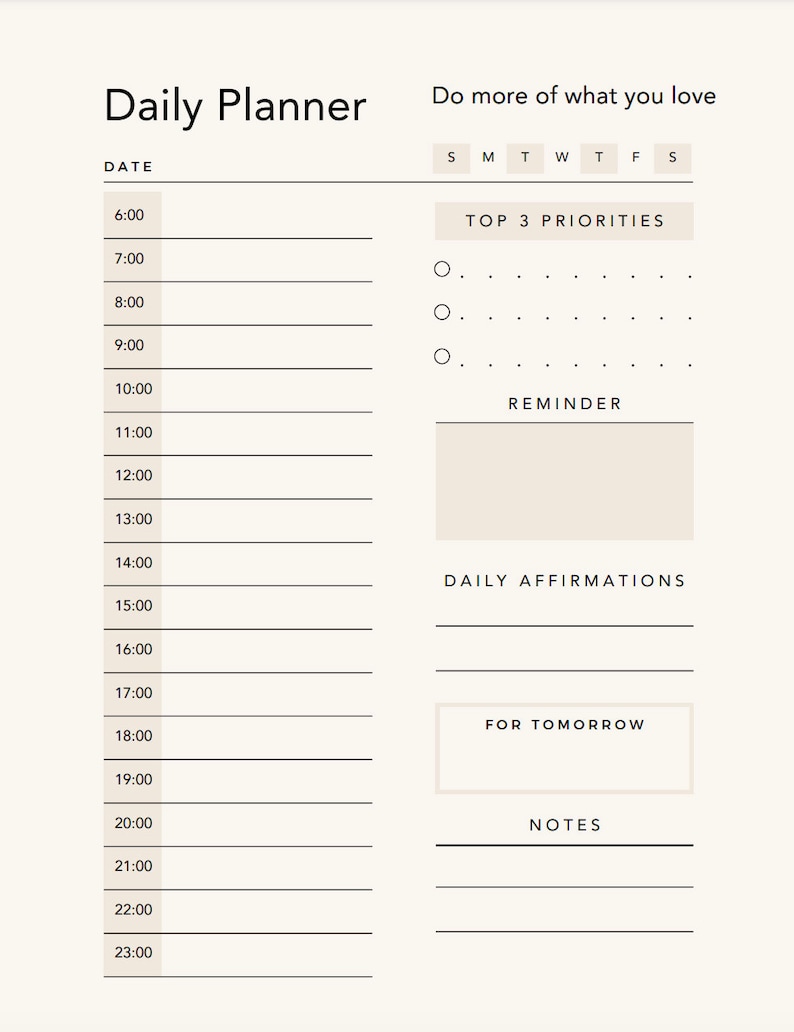 ADHD Printable Digital Planner and ADHD Task Tracker - Etsy