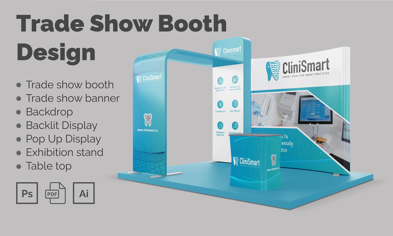 I Will Design Trade Show Banner, Backdrop, Exhibition, Booth ...