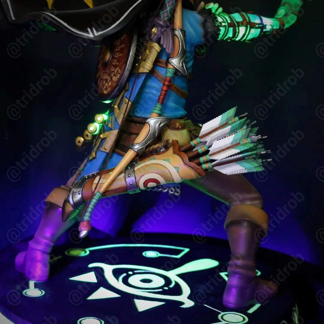 Link Zelda Tears of the Kingdom Figüre/ Statue / Led - Etsy Australia