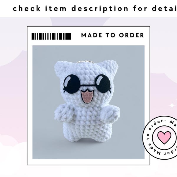 Gojo Satoru Cat Plush - Etsy