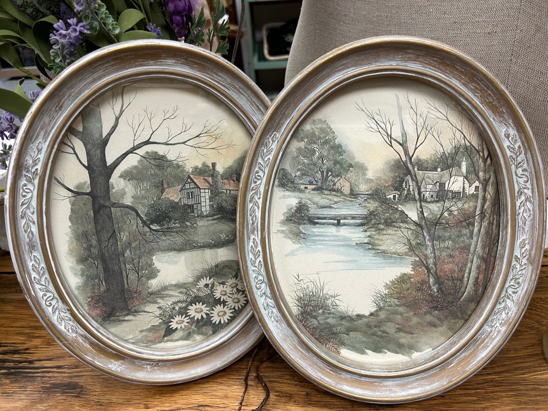 Vintage Country Scene Prints, Cottagecore Decor, Wall Decor, Maximalist ...