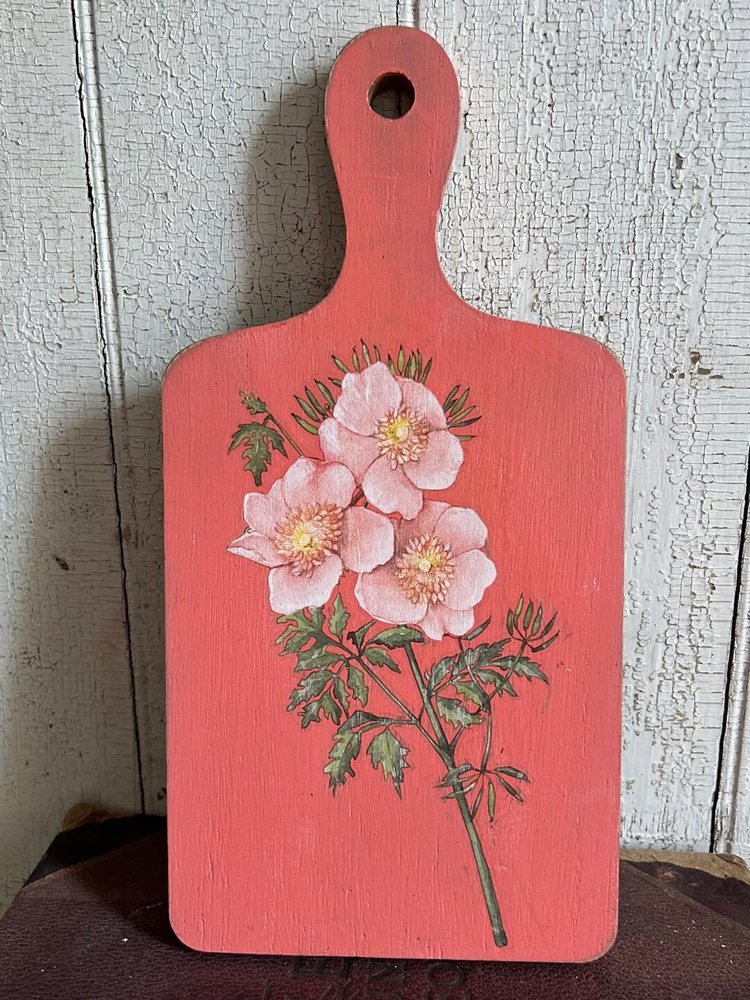 Cottagecore, Kitchen, Wall Decor, Cutting Board, Decorative, Pink ...