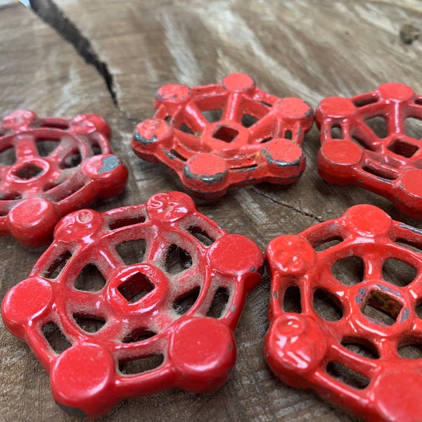 Red Faucet Handle - Etsy