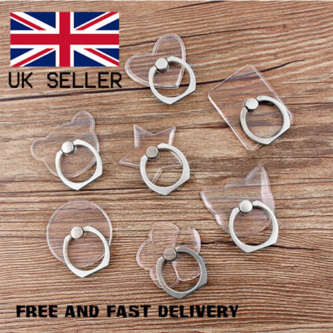 Transparent Phone Ring Holder - Etsy