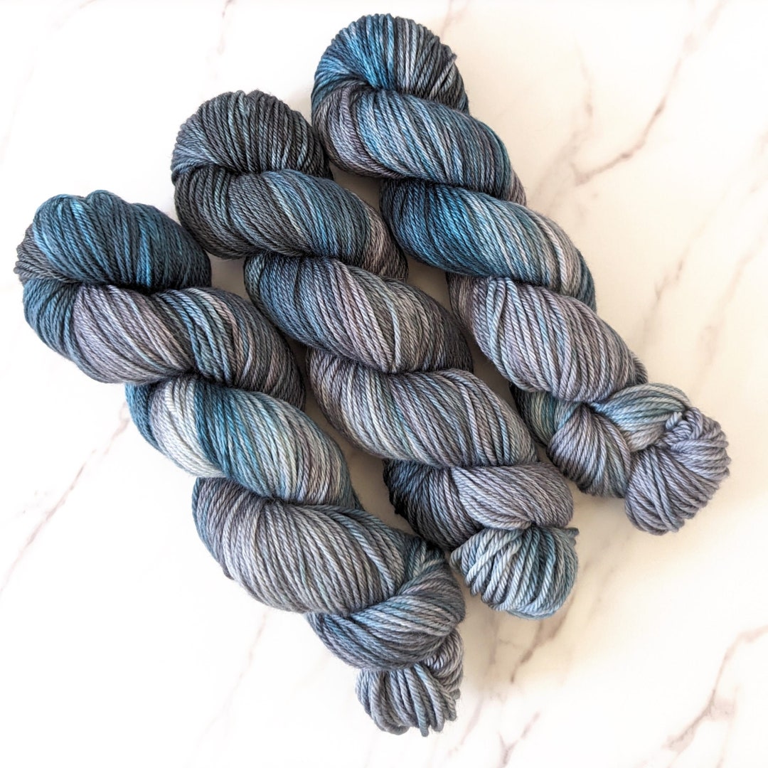 Rooster Tail Hand Dyed Yarn, Variegated Yarn, Ready to Ship Yarn 4 Ply ...
