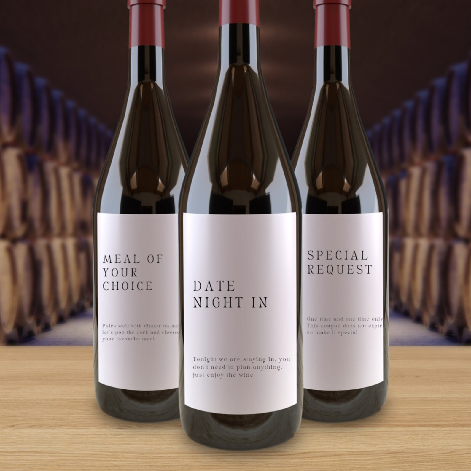 Date Night Wine Label Wine Label for Date Night Custom Wine Label - Etsy