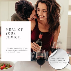 Custom Date Night Wine Label (digital Download) - Etsy
