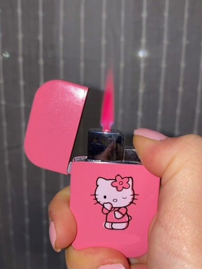 Hello Kitty PINK Flame Lighter - Etsy