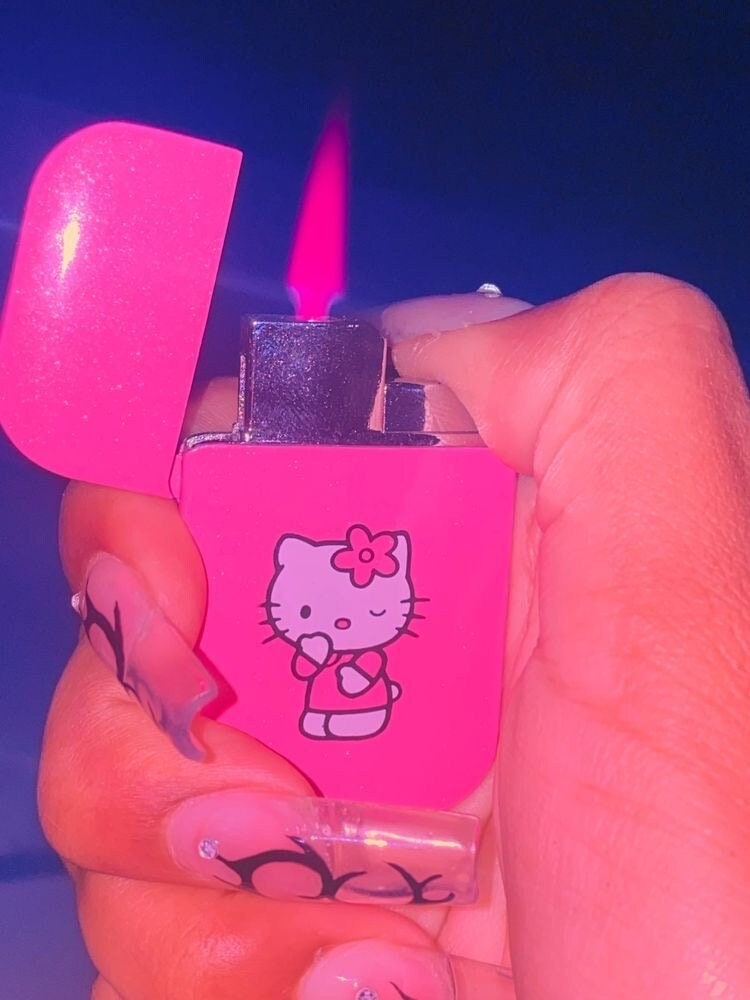 Hello Kitty PINK Flame Lighter - Etsy