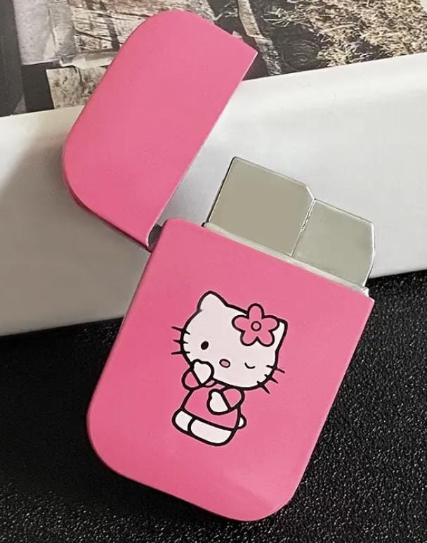Hello Kitty PINK Flame Lighter - Etsy
