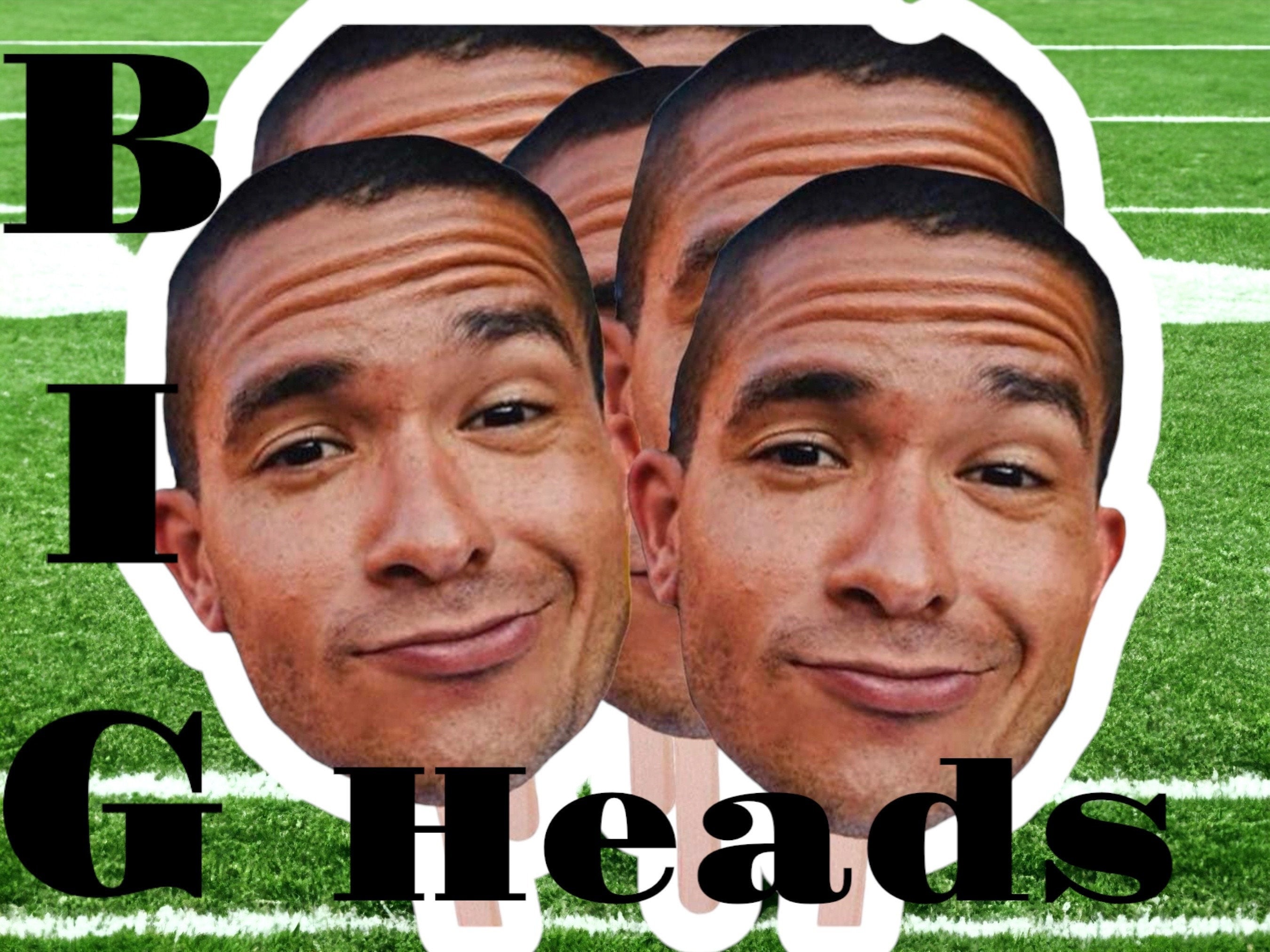 Fun Big Head/face on A Stick! Graduation,bachlorette,sports,funny ...