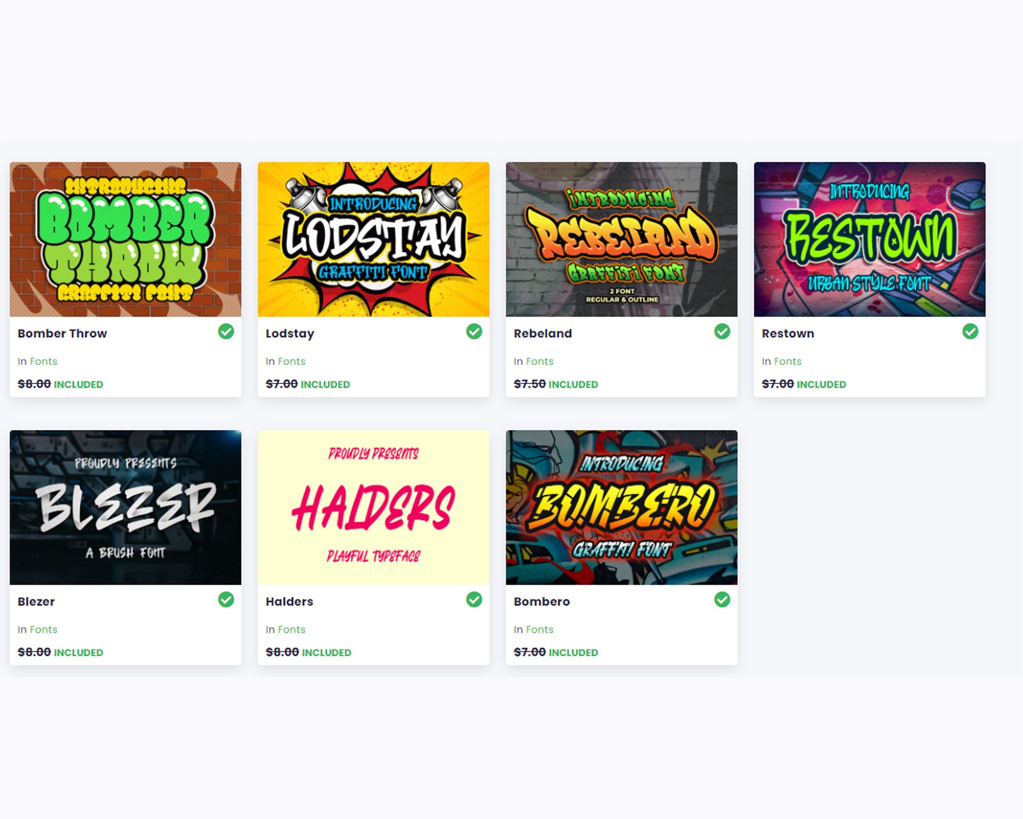 31 Urban Graffiti Font Bundle OTF TTF Popular 31 Font Digital Delivery ...