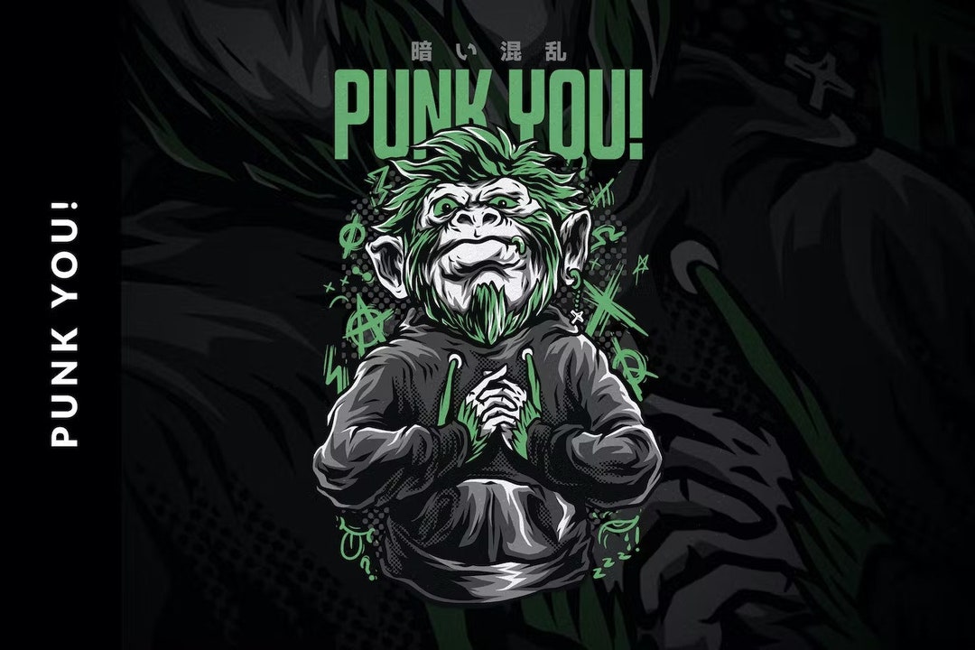 Punk You Digital Design | Eps - Ai - Png- Pdf File | Digital Delivery ...