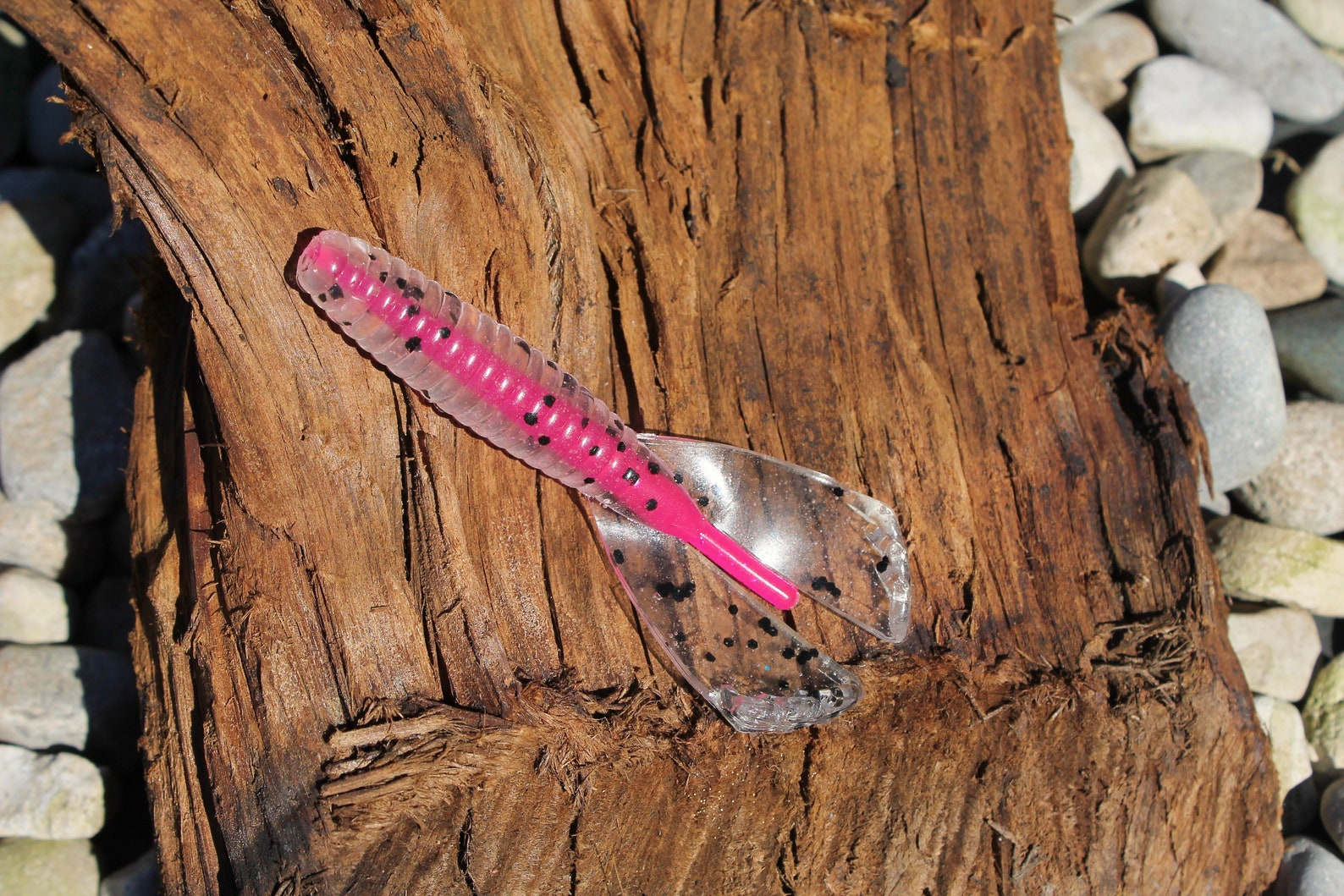 Grub Swim-tail Neon Core Bait / Bass Fishing Lure / Soft Plastic Swim ...