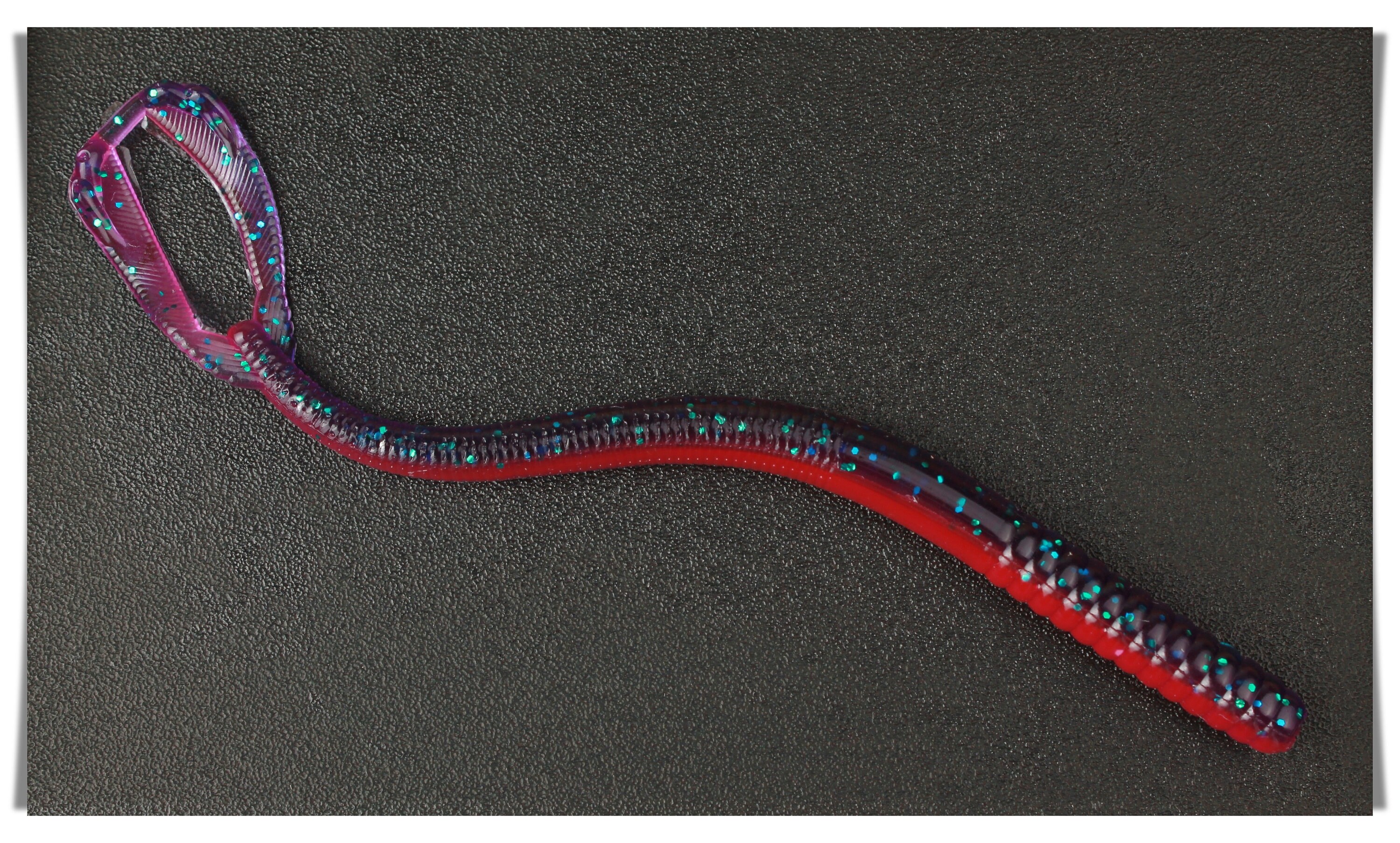 5.5" Kicker Tail Worm / Bass Fishing Lure / Soft Plastic Swim Tail ...