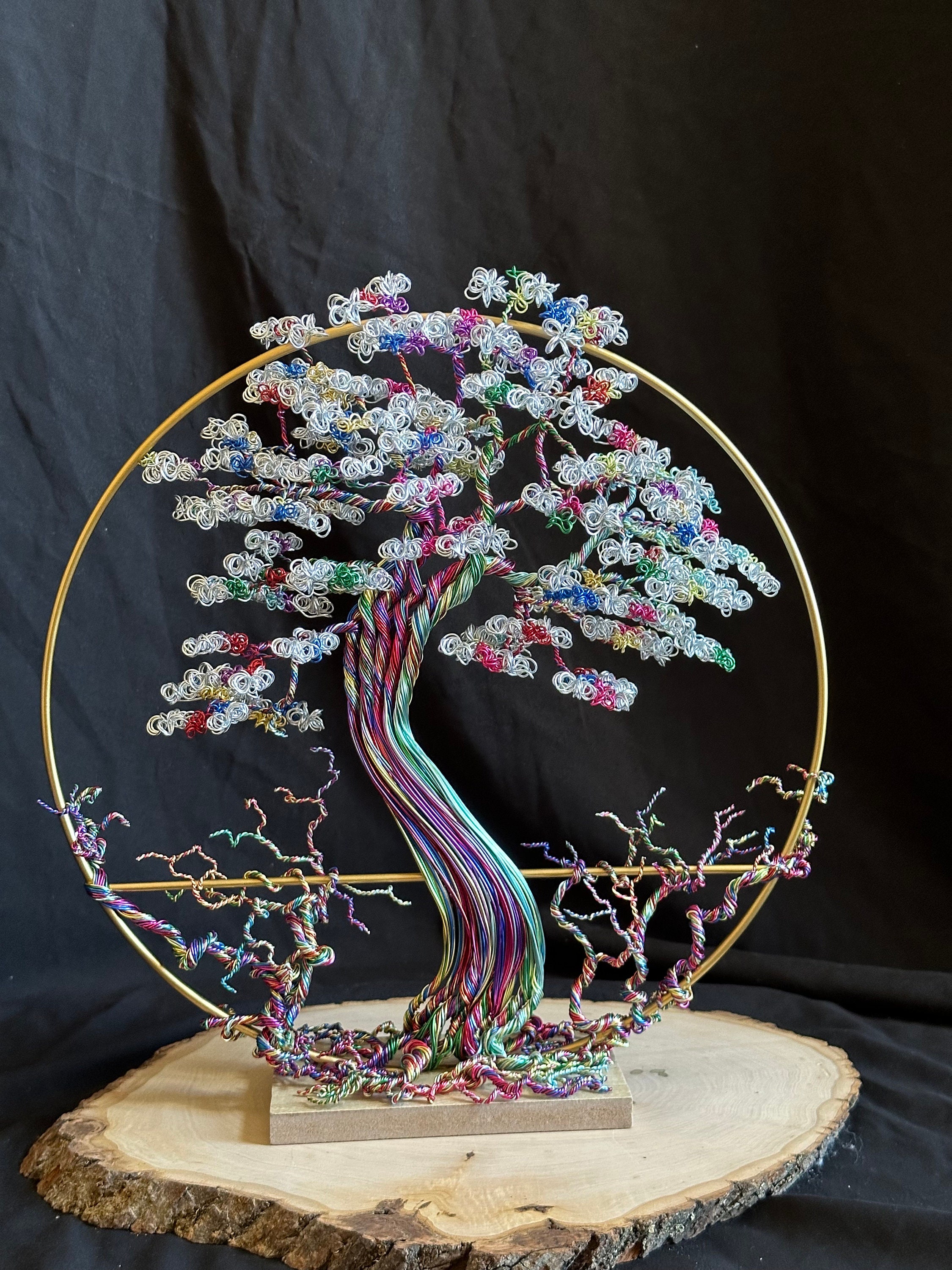 Wire Tree! Multicolored! - Etsy