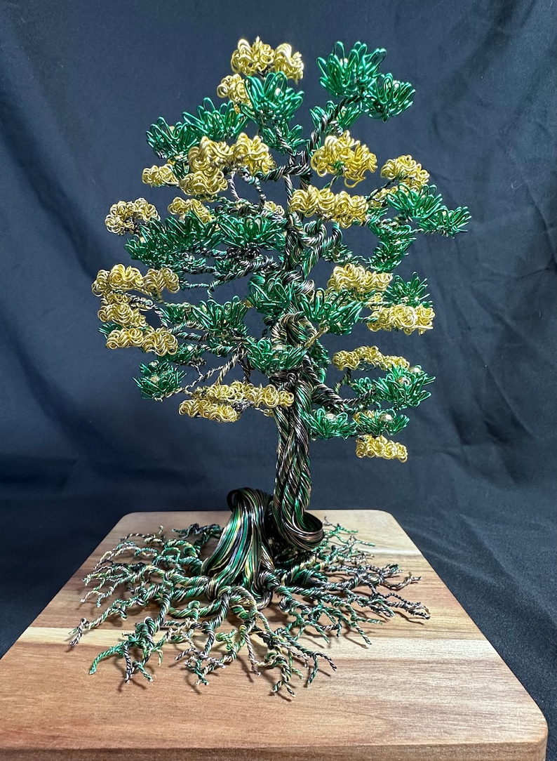 Wire Tree!! Mixed Colors of Green, Gold, Black, and Bronze. - Etsy