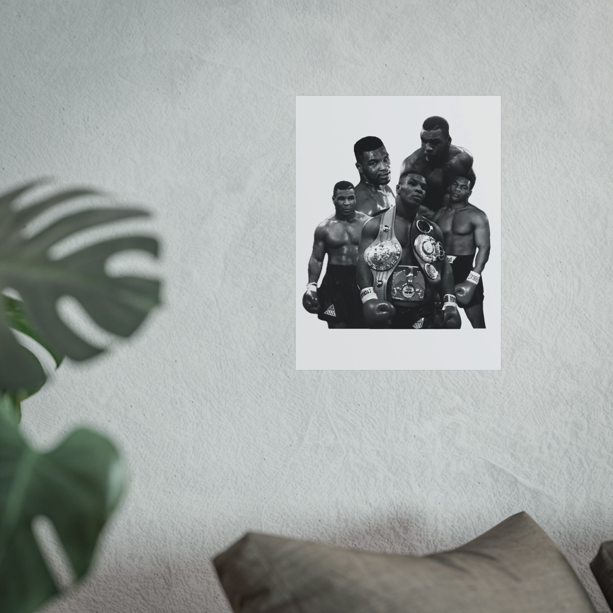Mike Tyson Boxing Poster B&W - Etsy