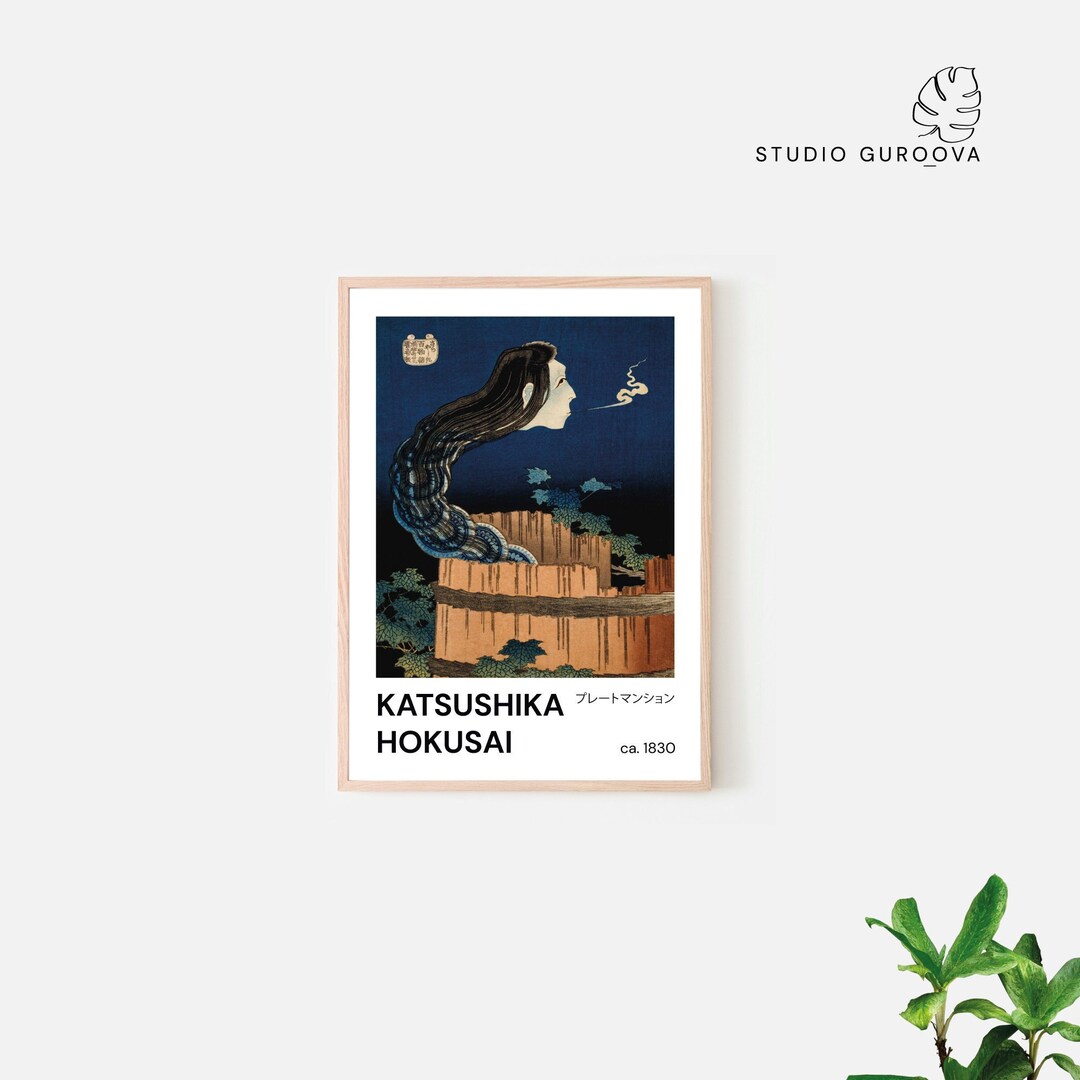 Hokusai Exhibition Poster, Printable Wall Art, Katsushika Hokusai Print ...