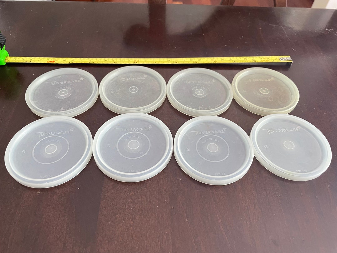 Tupperware Tops/ Lids, Vintage Tupperware 297 Clear Lid 3, Fits Snack ...