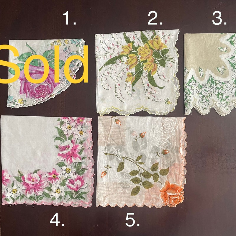 Vintage Handkerchief - Etsy