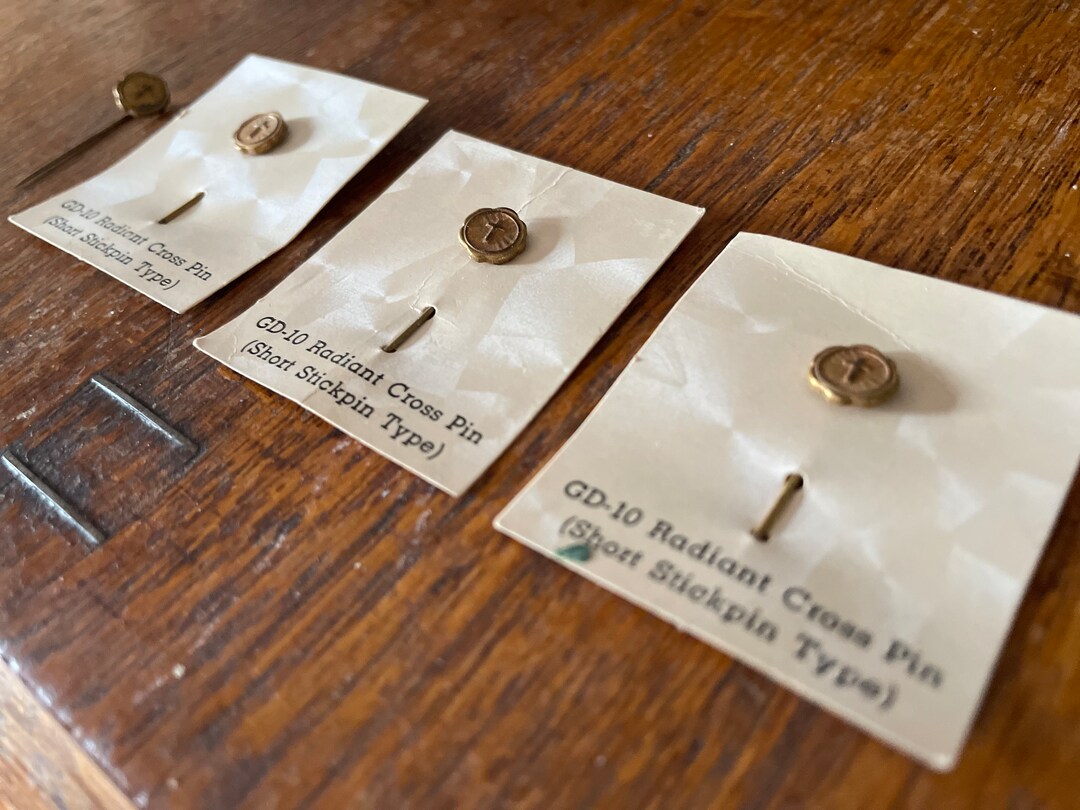 Religious Pins, Radiant Cross Pins, Church Pins, Christian Church ...