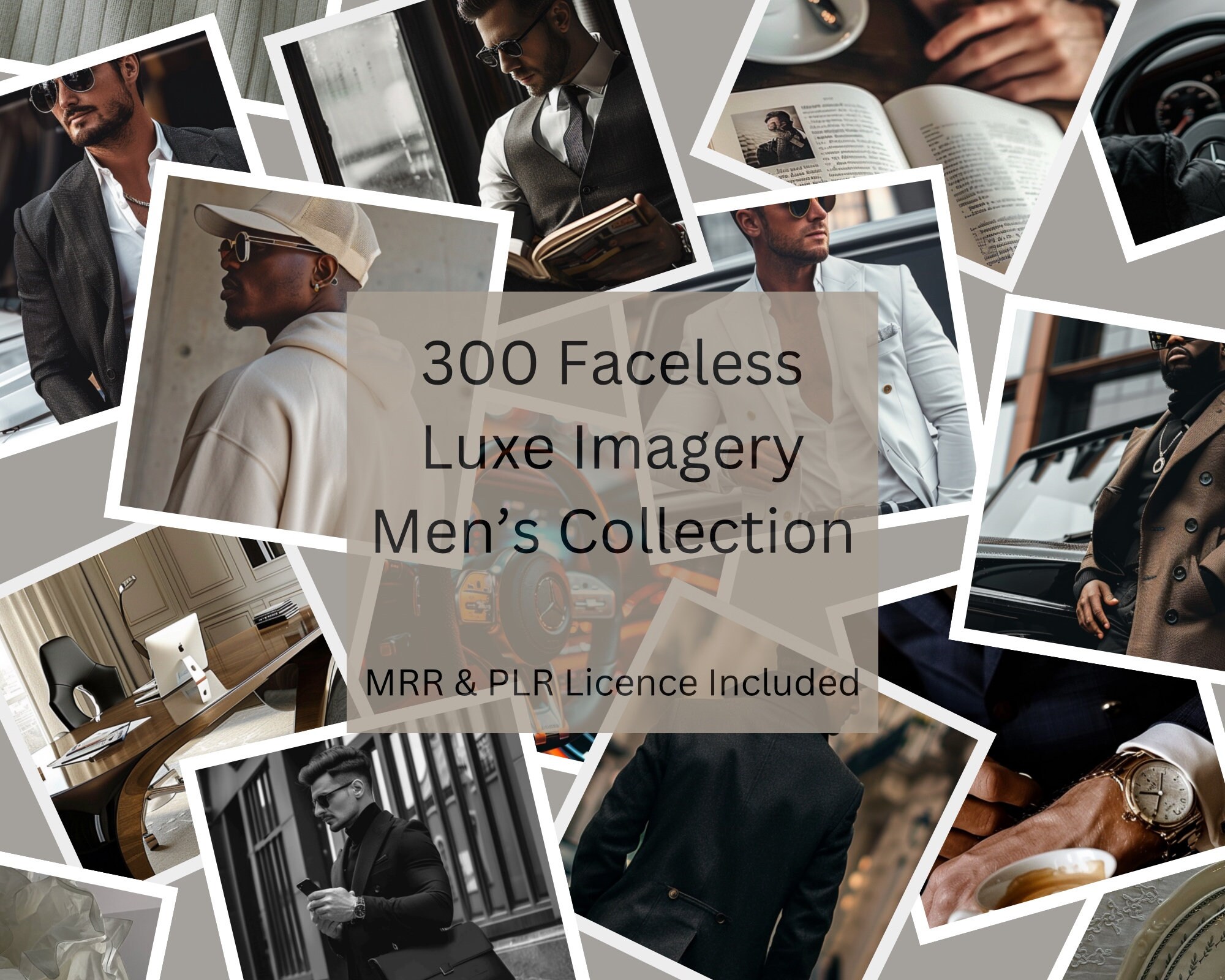 300 Faceless Luxury Images Men's Collection - Etsy