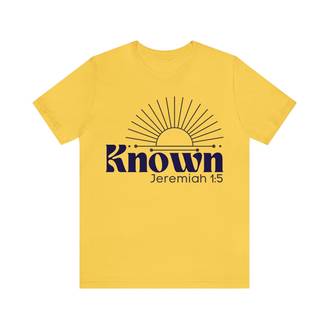 Jeremiah T-shirts, Christian T-shirts, Inspirational T-shirts, Unisex T ...