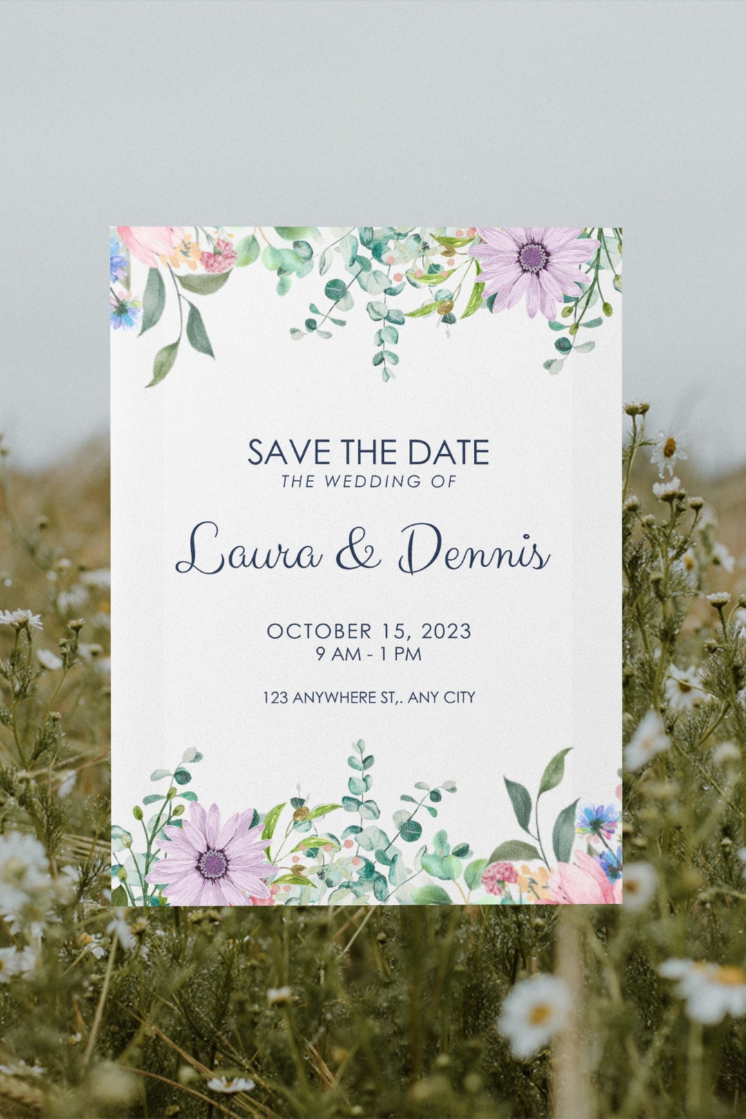 Customizable Save the Date Cards, Wedding Essentials, Wedding ...