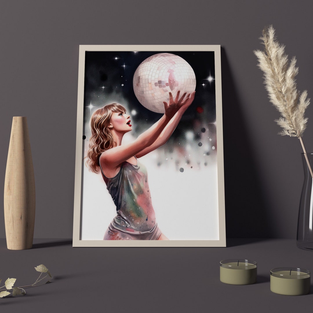 Original Digital Downloadable Watercolor Painting - Taylor Swift ...